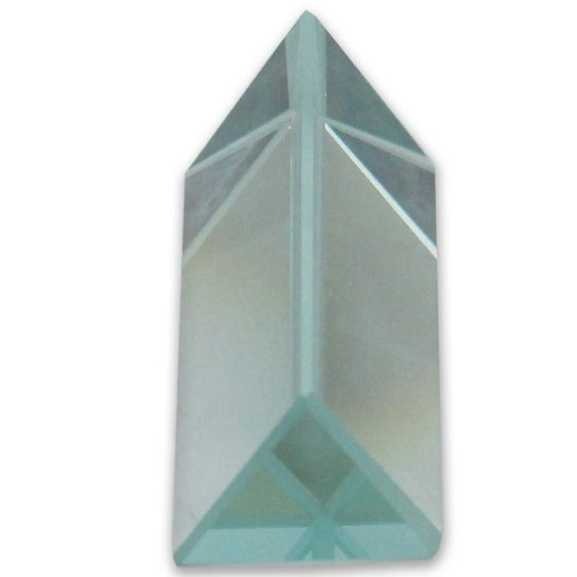 ToolUSA Optical Glass Triangular Prism | 1" x 2" (2.5 cm x 5 cm ...