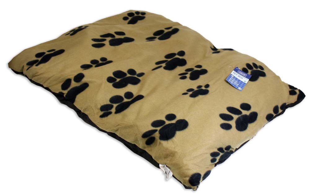 ToolUSA Paw-Printed Soft Dog Bed | 36" x 27" | 100% Polyester | Slip ...