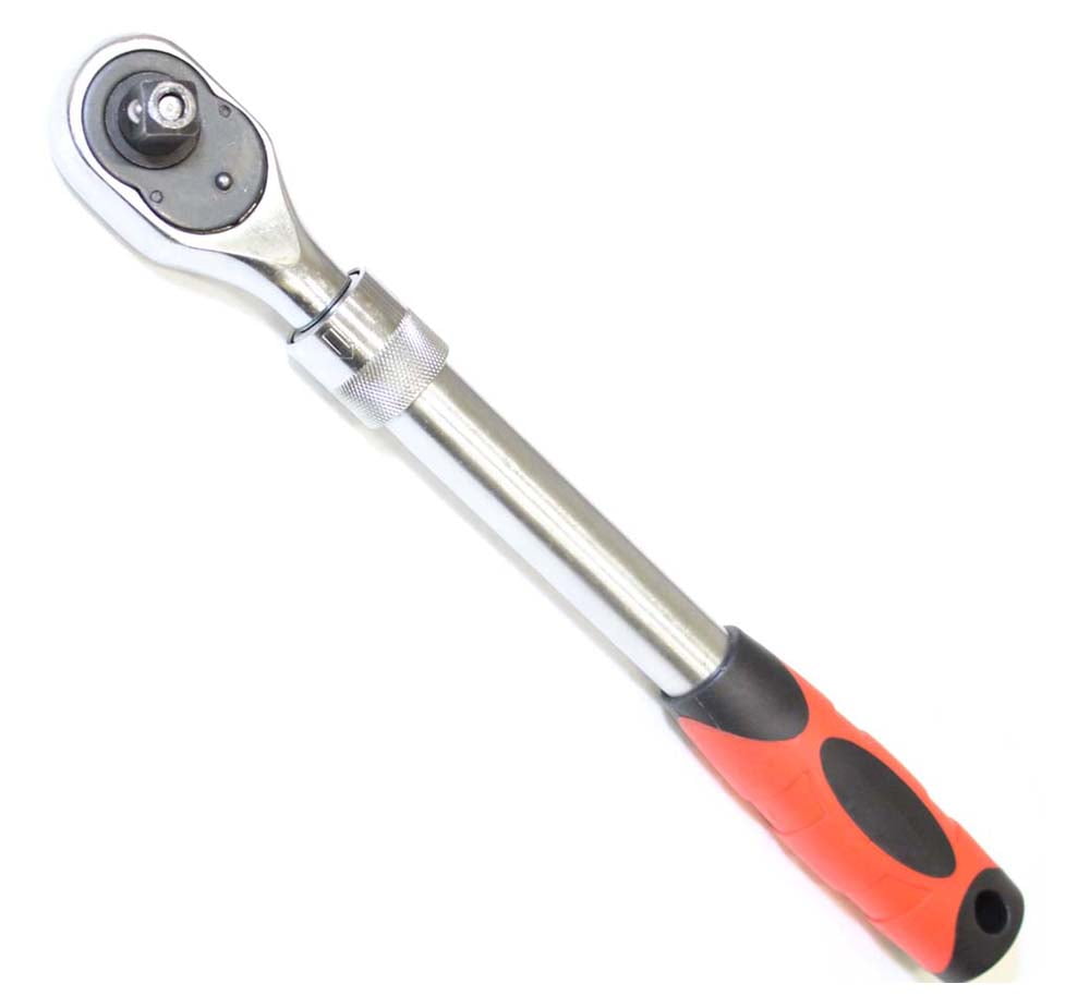ToolUSA Ratchet Handle | Telescopic Shaft Extends to 13" (33 cm) | 3/8 ...