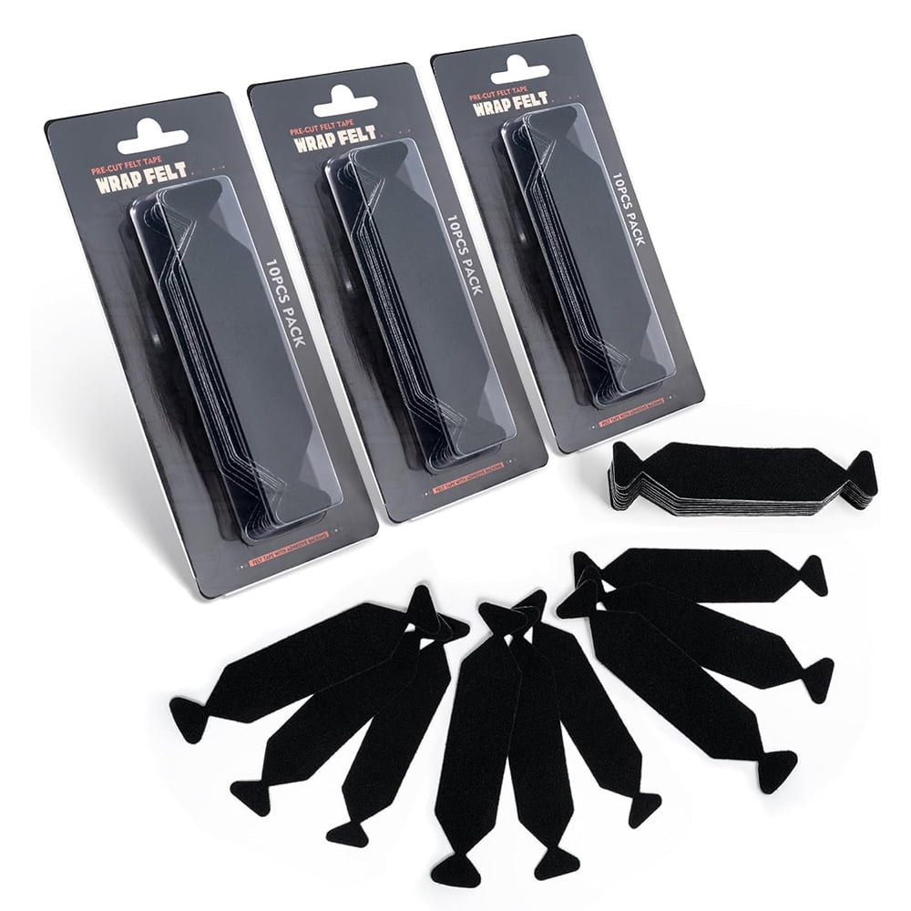 ToolXcel 3 Pack Black Wrap Felt for 4-Inch Plastic Scraper Home Clean ...