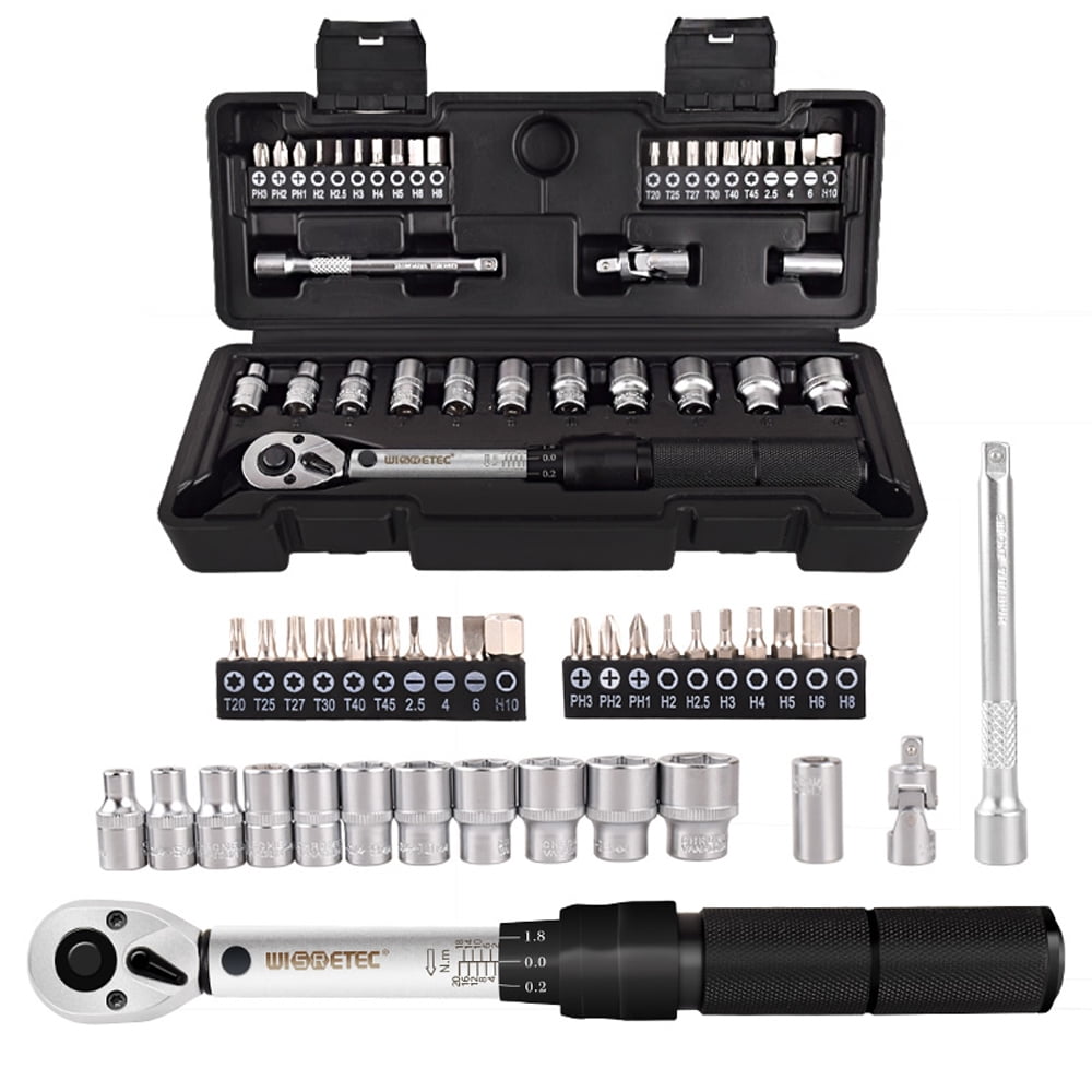 ToolXcel 35 in 1 Household Adjustable Spanner Socket Wrench Tool Kit 2 ...