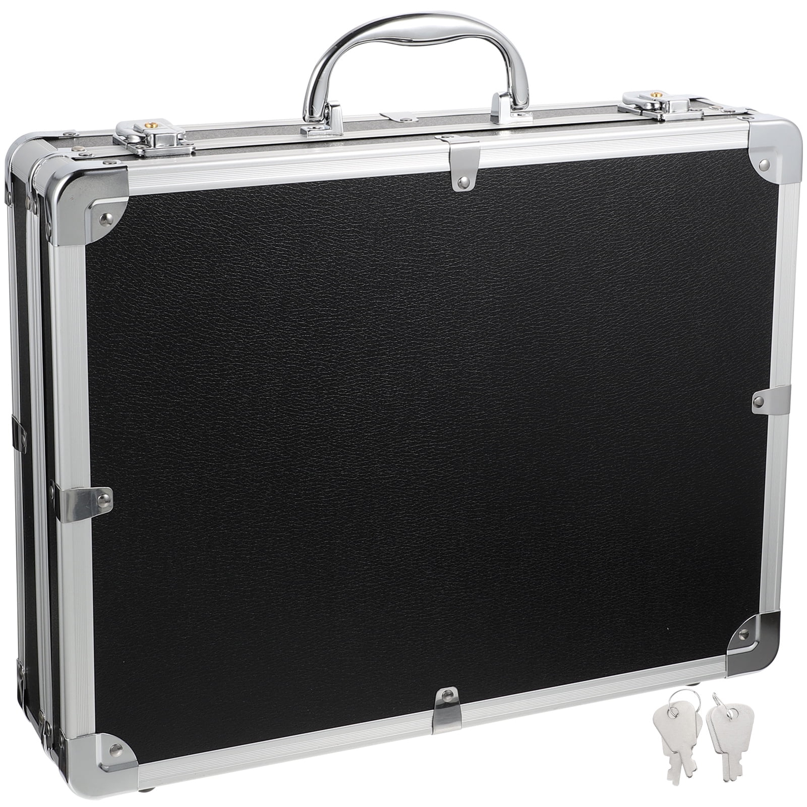 Toolbox Briefcase with Lock Medication Chest Miss Man Black - Walmart.com