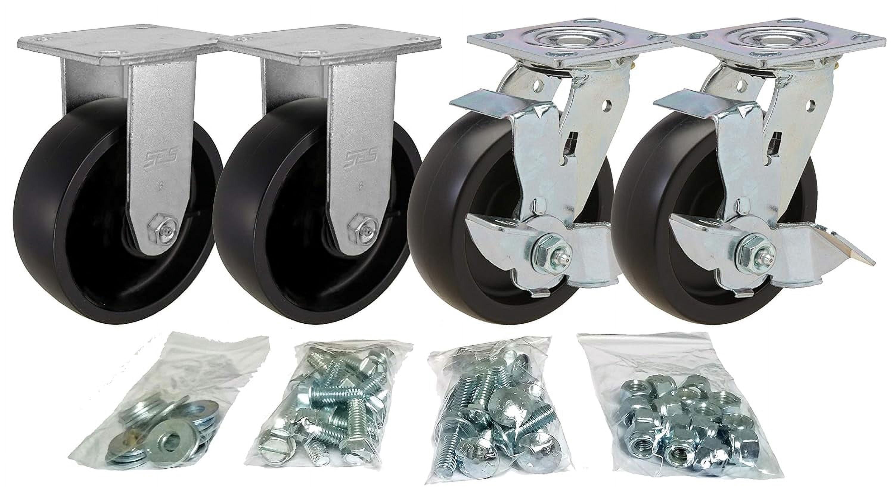 Toolbox Caster Set | 5" for Greenlee, Knaack and Other Job Boxes | All ...