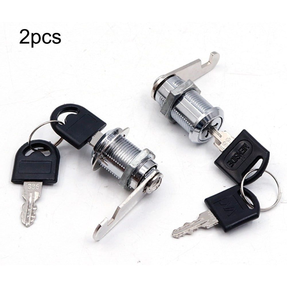Toolbox Lock Replacement 2 Pack Tubular Cam Lock Cabinet Locks with ...