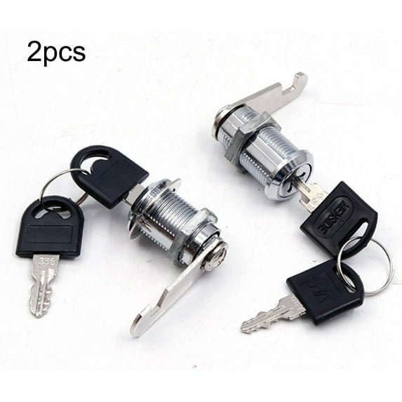 Toolbox Lock Replacement Lock Tubular Cam Lock Cabinet Locks with Keys (2 Pack) - Walmart.com
