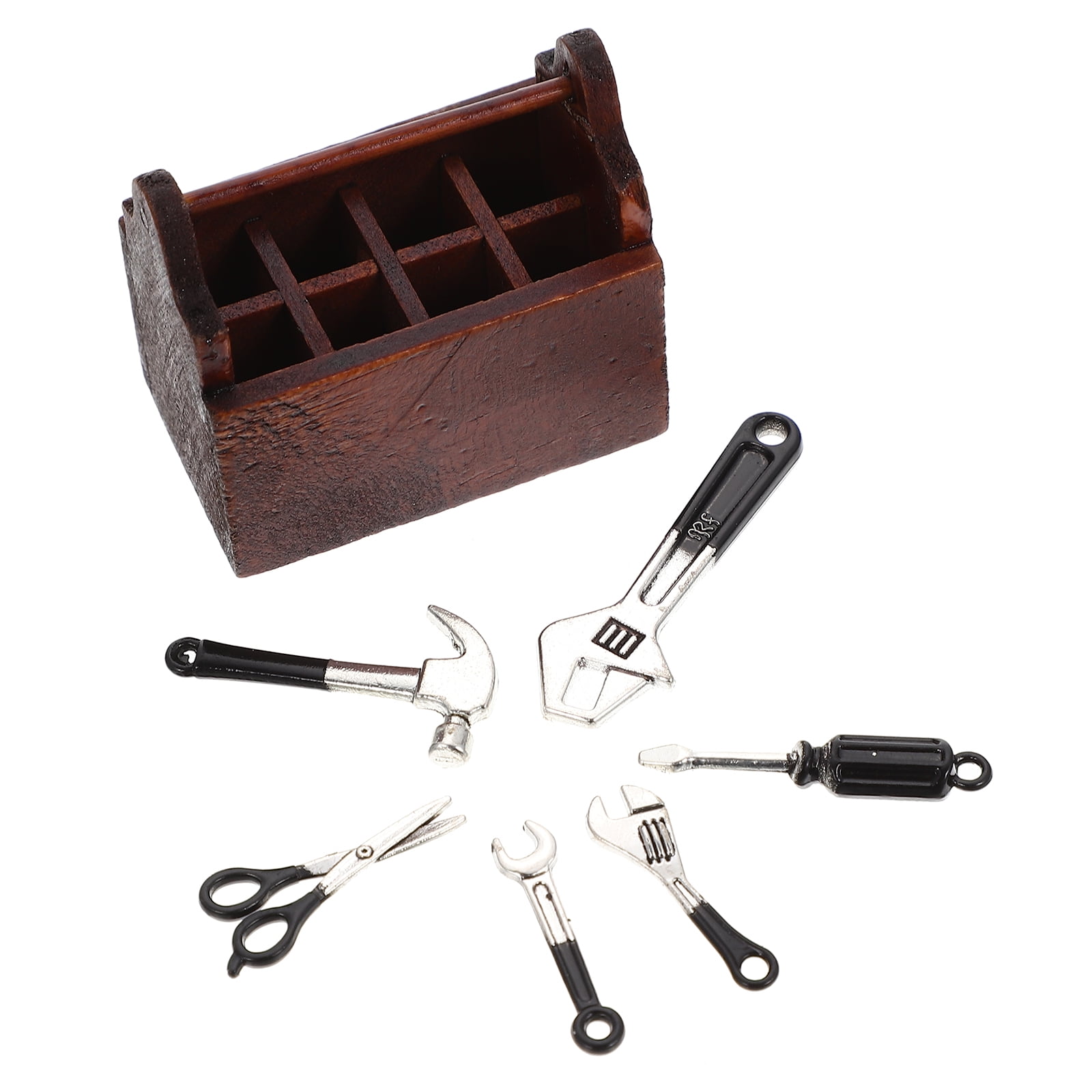 1 Set Miniature House Tool Case Kit for Repair and Decor Tiny House ...