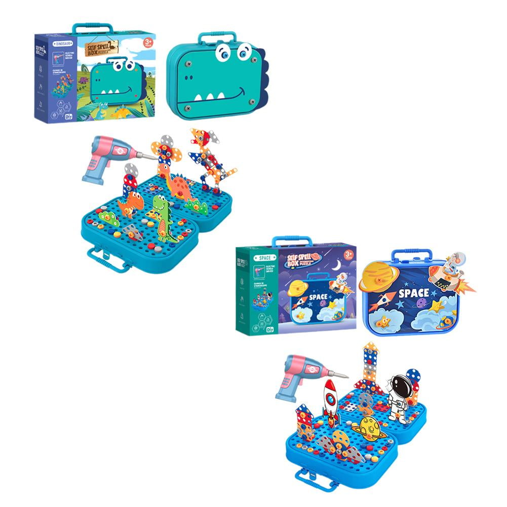 Toolbox With Drill, 2025 New Creativity Tool Box With Drill Kids, with ...