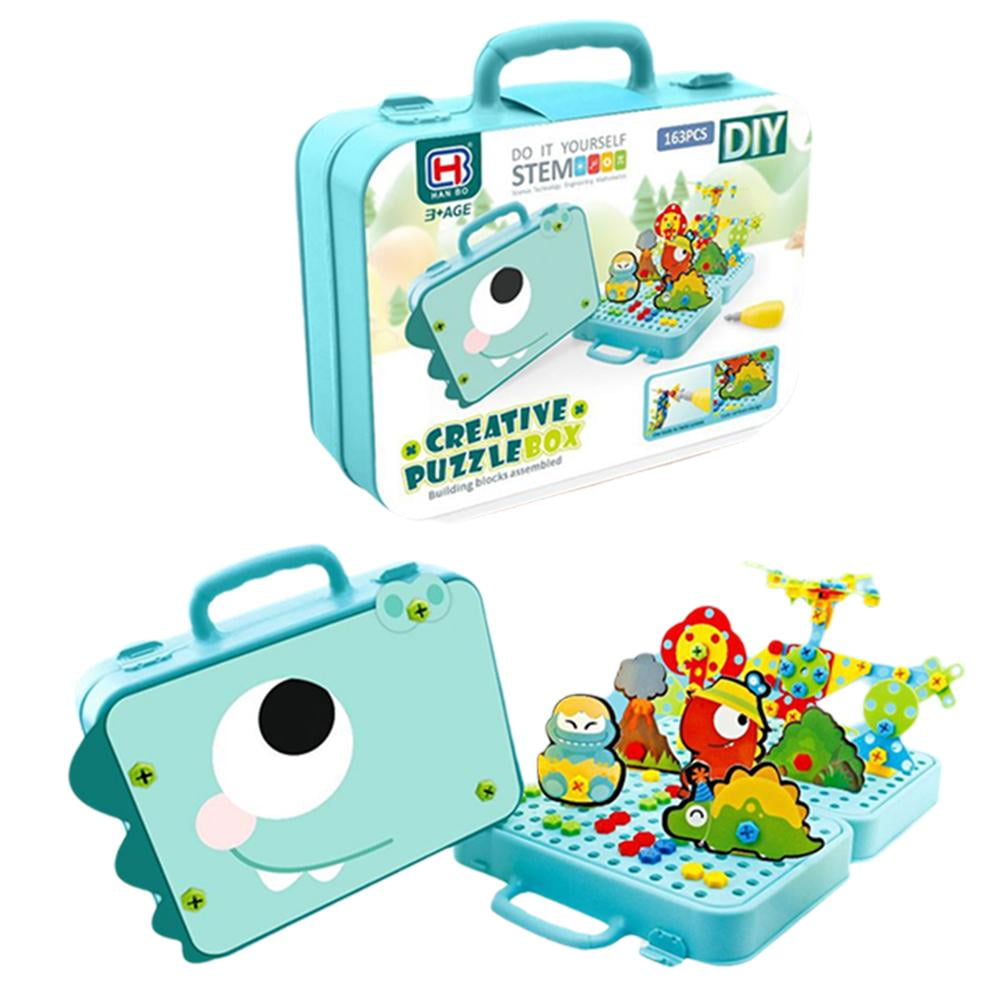 Toolbox With Drill, 2025 New Creativity Tool Box With Drill with Set ...