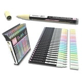 Tooli-Art Pastel Acrylic Paint Pens, 24 Multicolor, Non-Toxic, 0.7mm ...