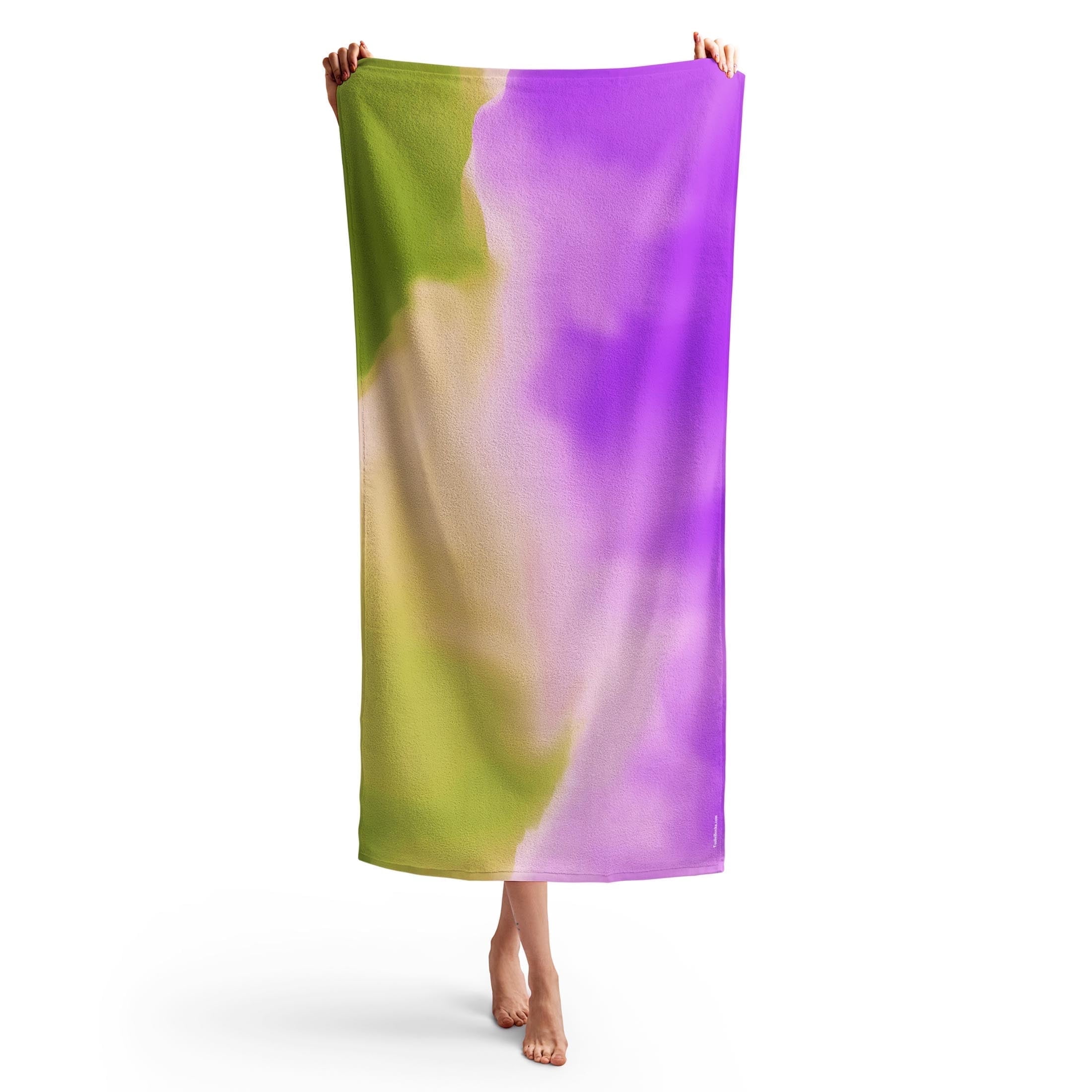 Toolie Bonka Tie-Dye Beach Towel, 1 Count - Walmart.com