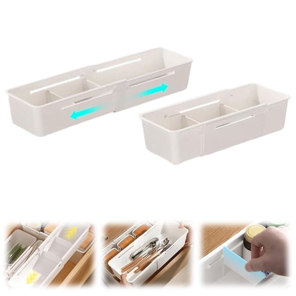 Shop Expandable Drawer Organizers for Kitchen and Home Storage