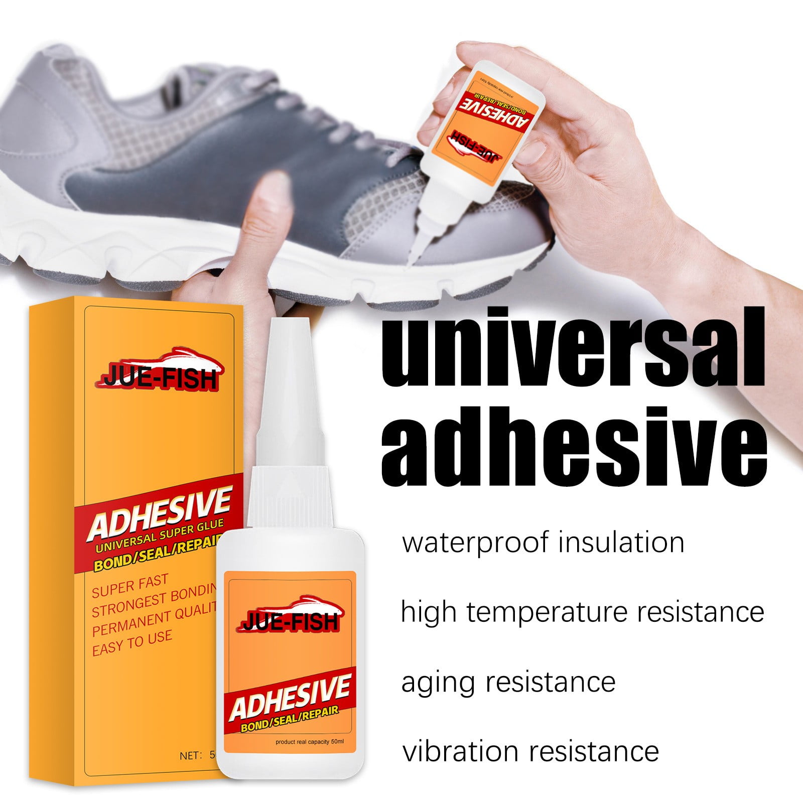 Toolix Adhesive Multifunctional Glue Plastic Metal Glass Shoe Glue ...