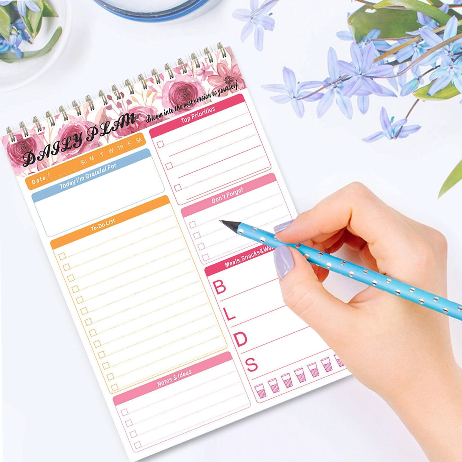 Solivara Calendar Sticky Notes Note Pads Tear Off Planner Notepad For ...