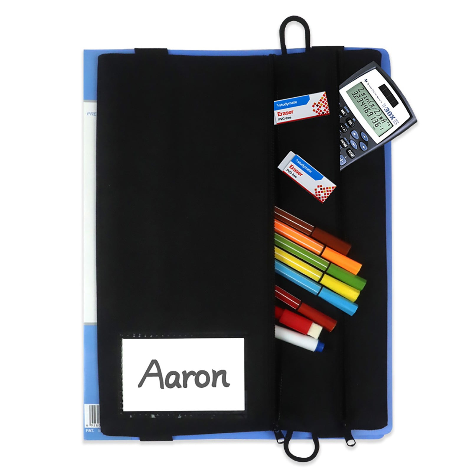 Toolix Pencil Organizer Adjustable Elastic Band Multi Pockets Pen ...