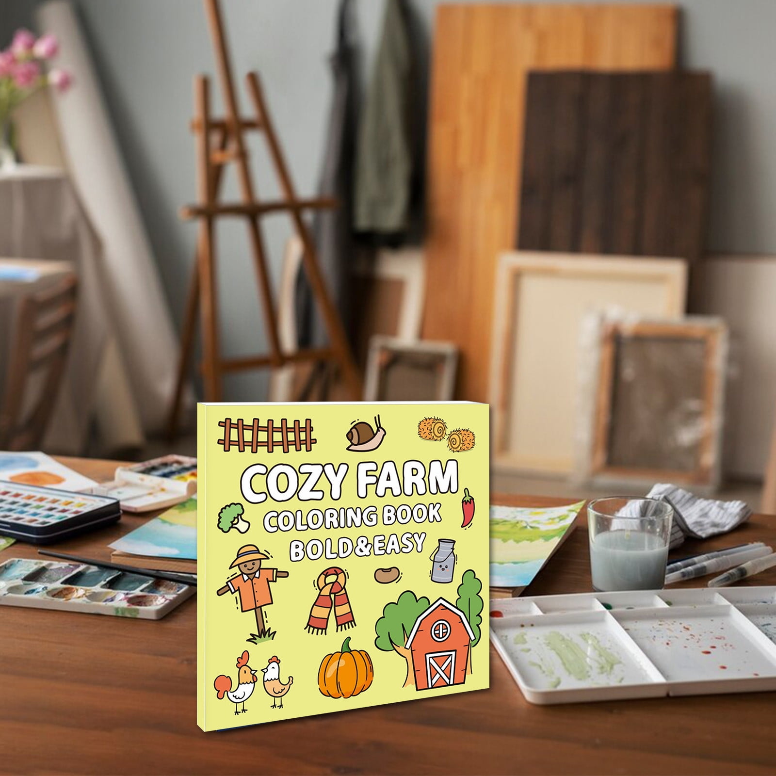 Toolix Clearance! Coloring Book Coloring Book 40 Sheets Of Food Fruit ...