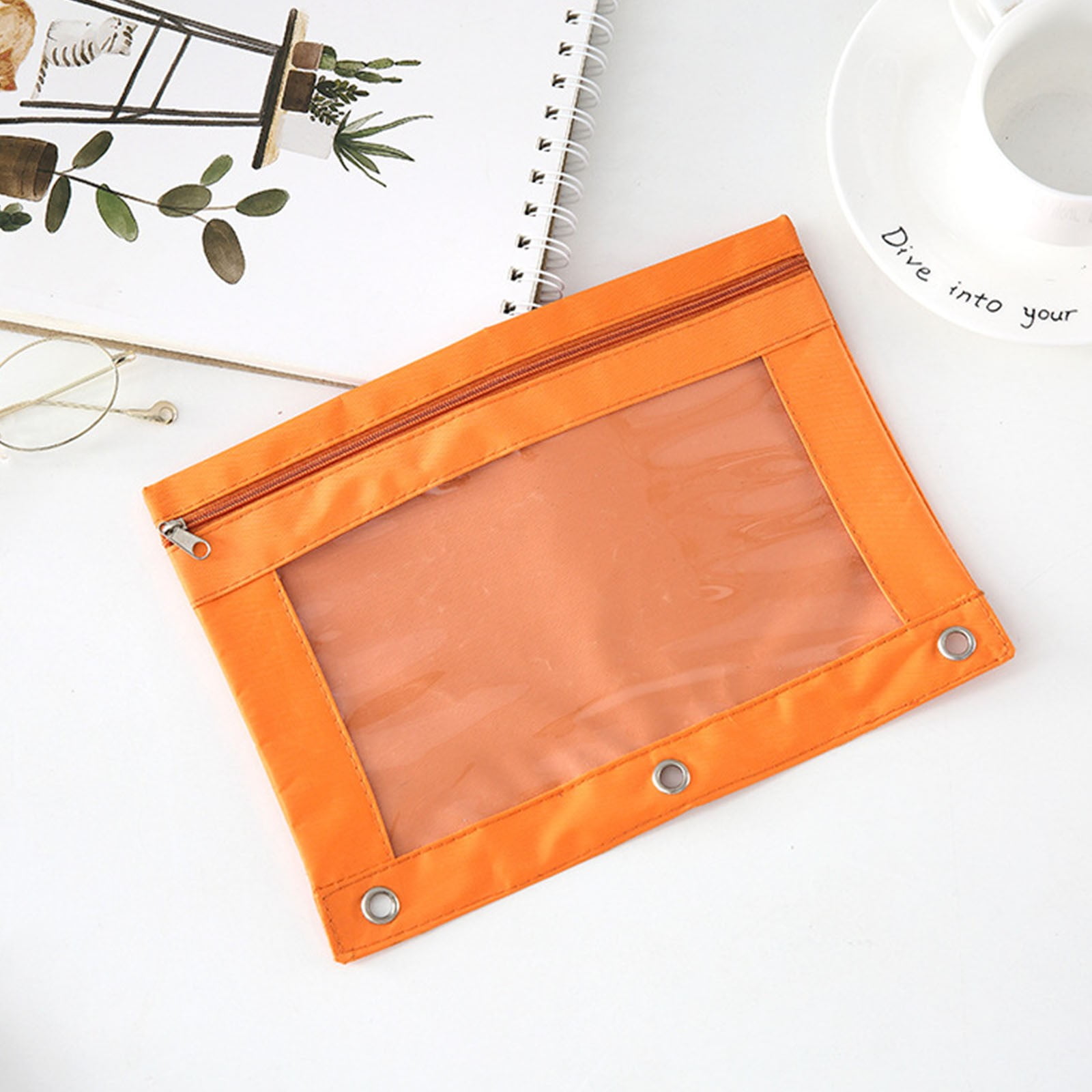 Toolix Clearance Stationery Bag under $6 Pencil Case With Transparent ...