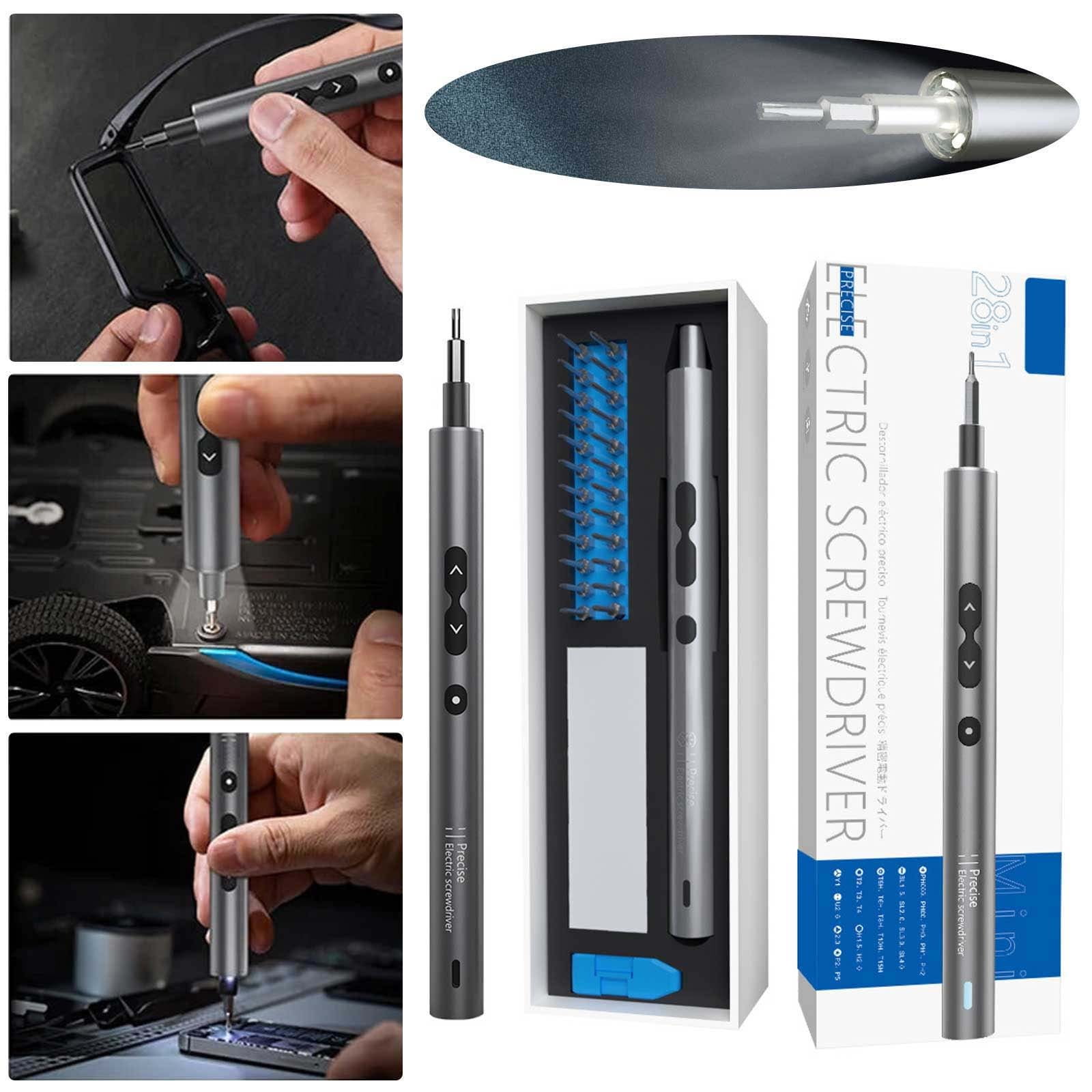 Toolix Lowprice! Electric Screwdriver 28 IN 1 Cordless Power Precision ...