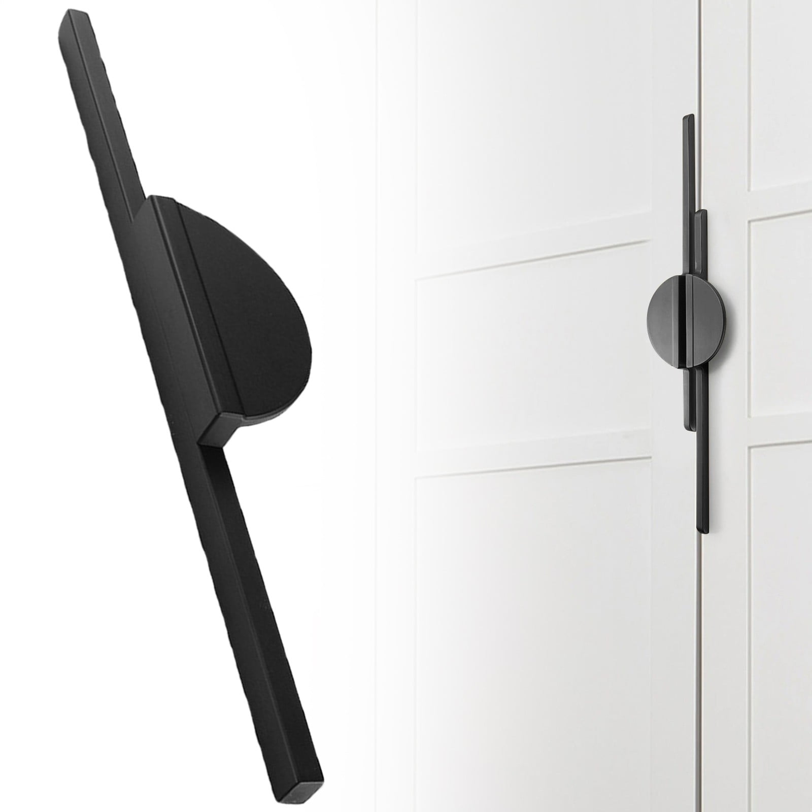 Toolix Modern Brushed Semi Circular Cabinet Pulls Extra Long Aluminum ...