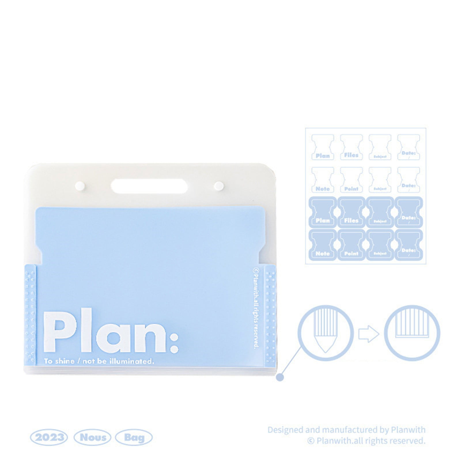 Toolix New Term Ready! File Organizers A4 Document Bag With Clip ...