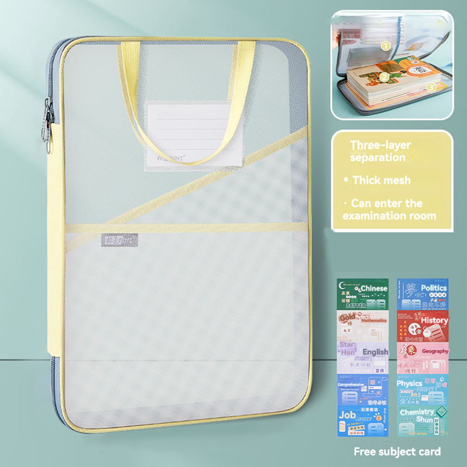Toolix Office&Craft&Stationery Fully Open Three-Dimensional Subject Bag ...