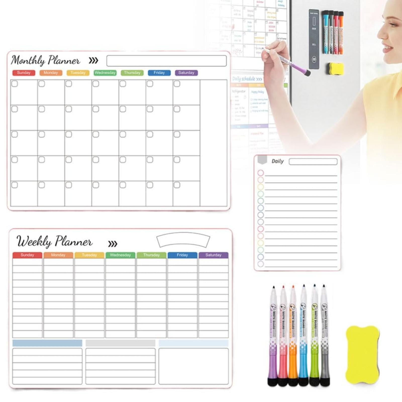 Toolix Office&Craft&Stationery Magnetic Calendar Planner Gt-1021-1 ...