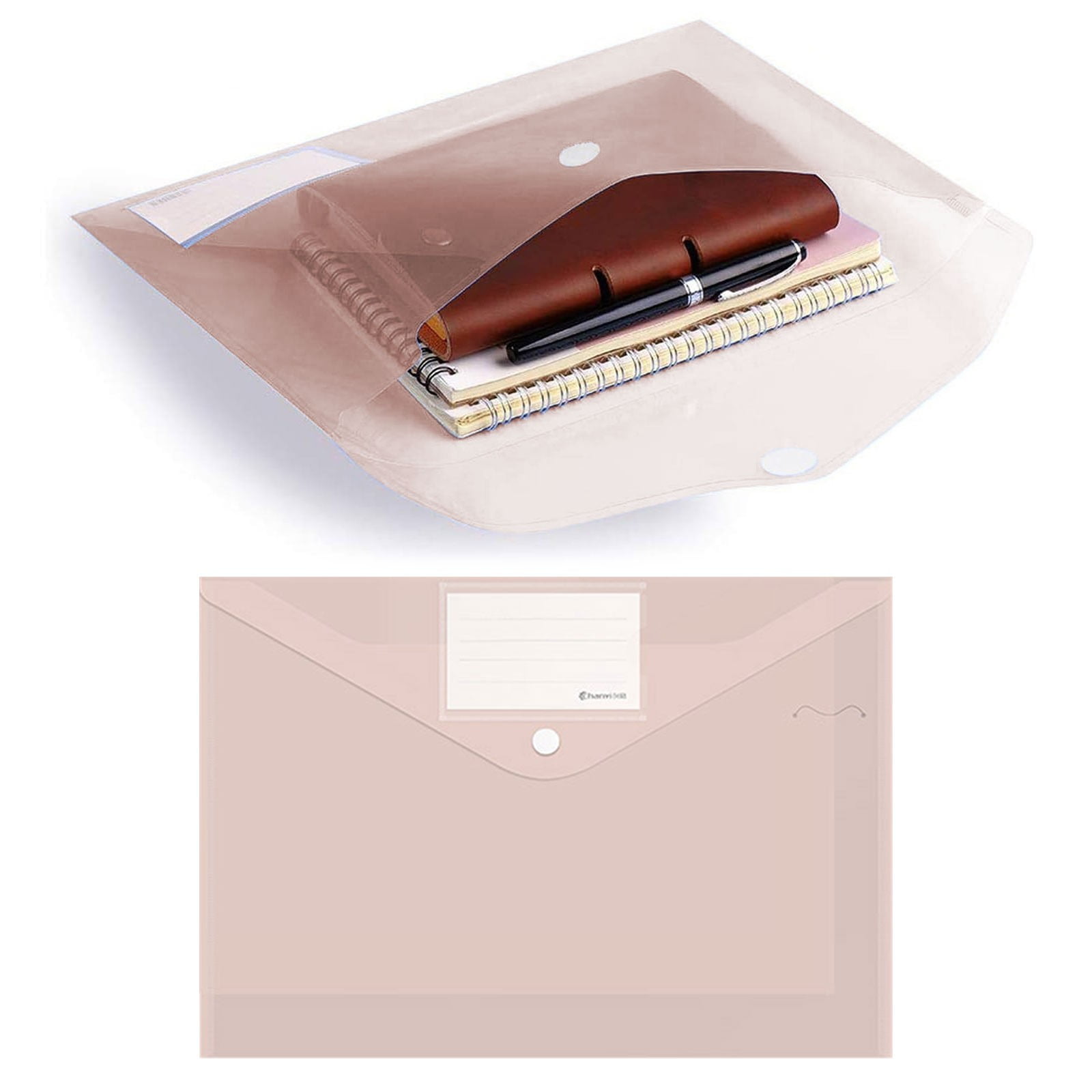 Toolix Plastic Envelopes 10 Pack A4 Letter Size Plastic File Folder ...
