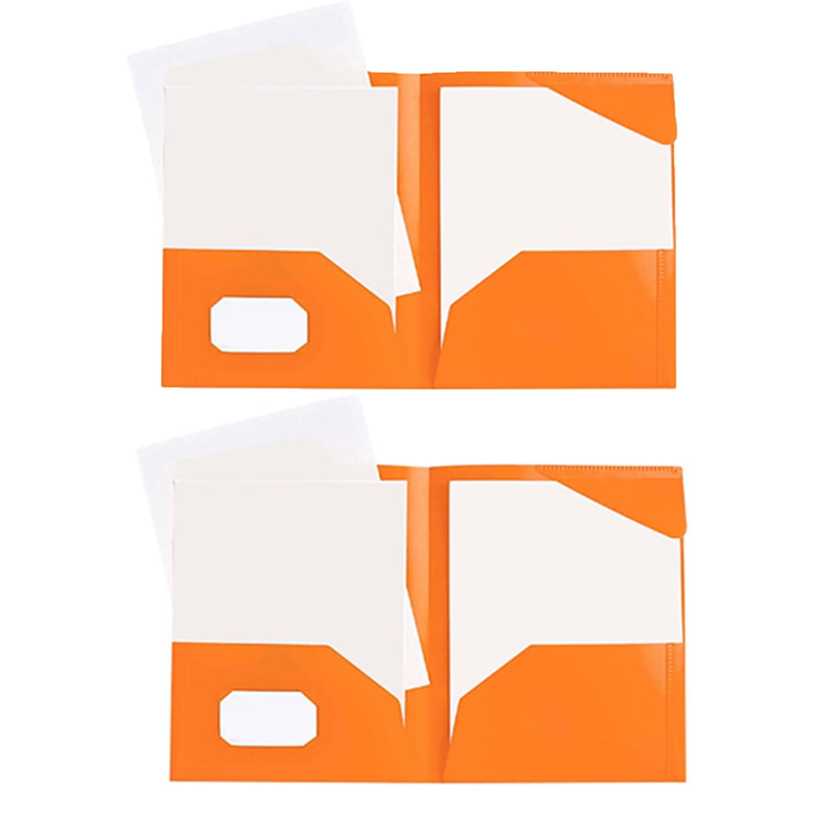 Toolix Student Picks! File Organizers 2Pcs Poly Two Pocket Folder Three ...