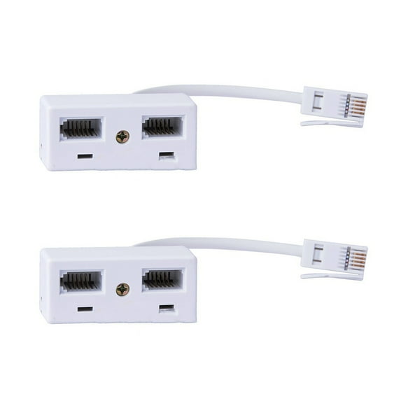 Toolless Installation Telephone Connectors Cable 2 Way Socket for Voice ...