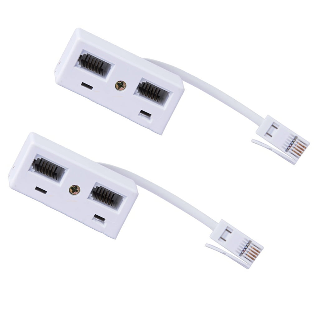 Toolless Installation Telephone Connectors Cable 2 Way Socket for Voice ...
