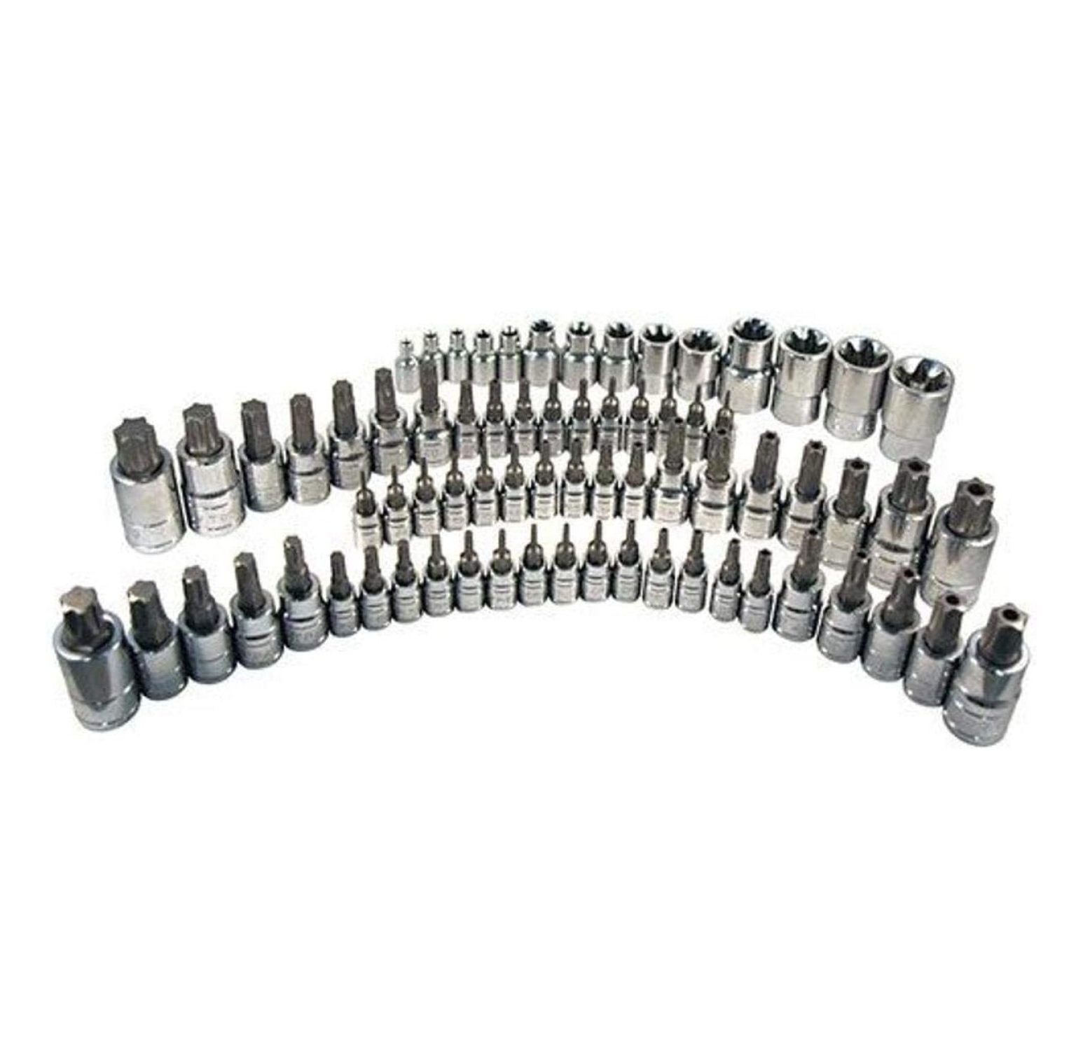 Tools 13772 Master Star Bit Socket Set - 72 Piece - Walmart.com