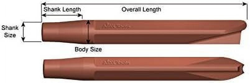 Tools 295-BC Ripper Chisel Jumbo Shank, Beryllium Copper - Walmart.com