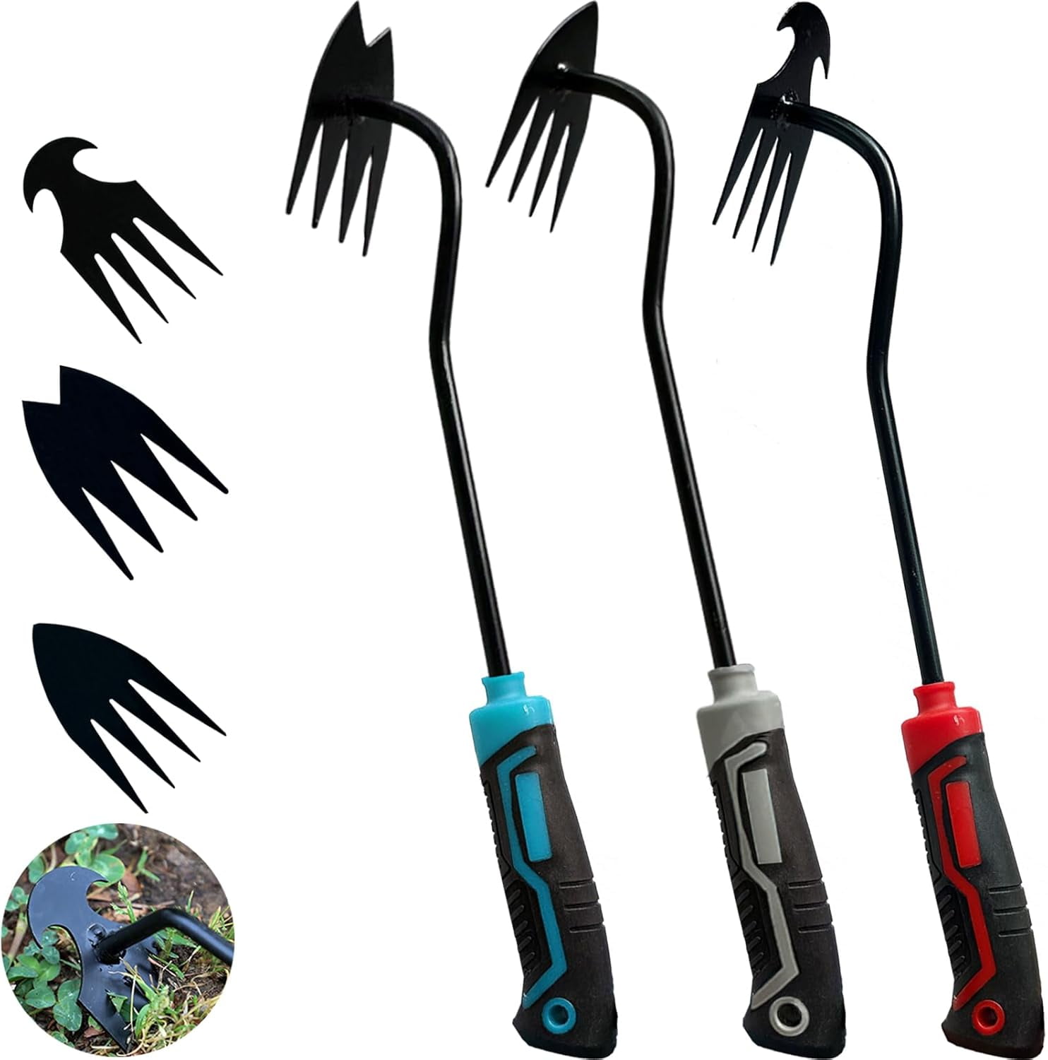 Tools 3 pcs,Portable Garden Weeder Tool,2025 New Weed Puller Tool,for ...