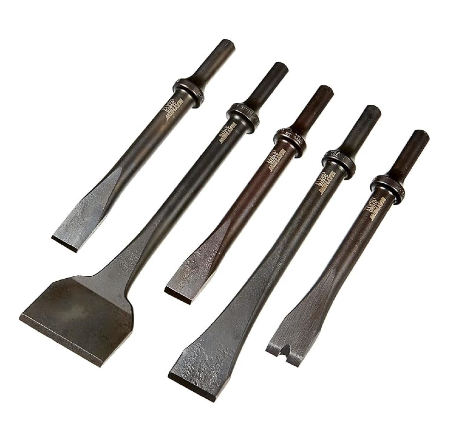Tools 32023 Pneumatic Cut, Chisel and Scraper Set, Black Oxide Finish ...
