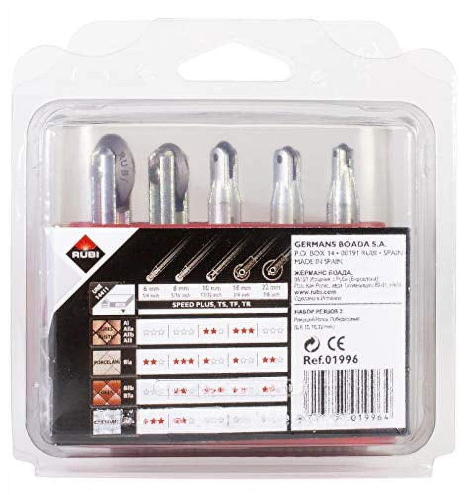 Tools 5 pcs Wheel Kit TS-MAX,TR-Magnet,Speed-Magnet Tile Cutter (1/4 ...