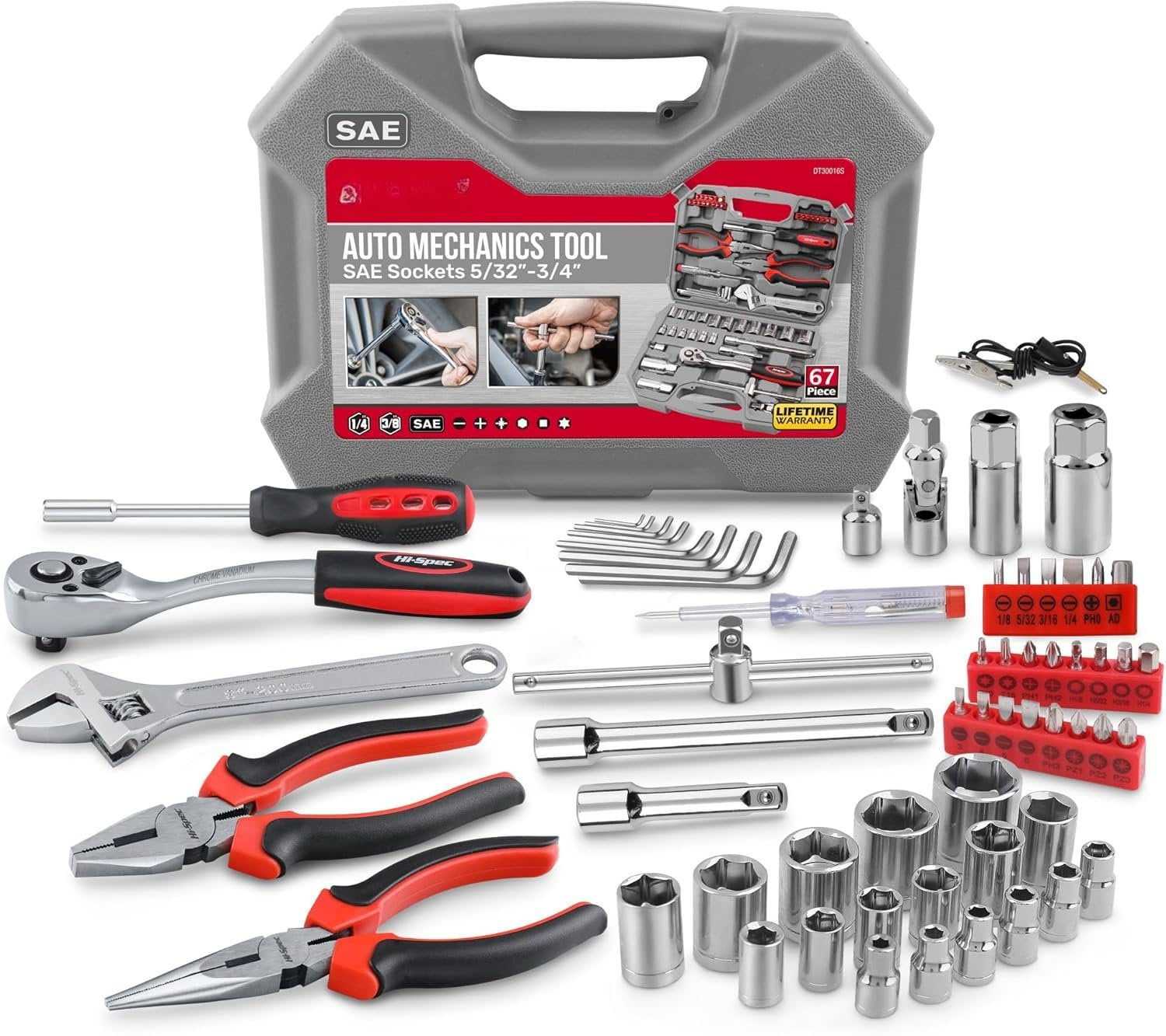 Tools 67 count Mechanics Hand Tool Kit Set. Complete , , Engine ...