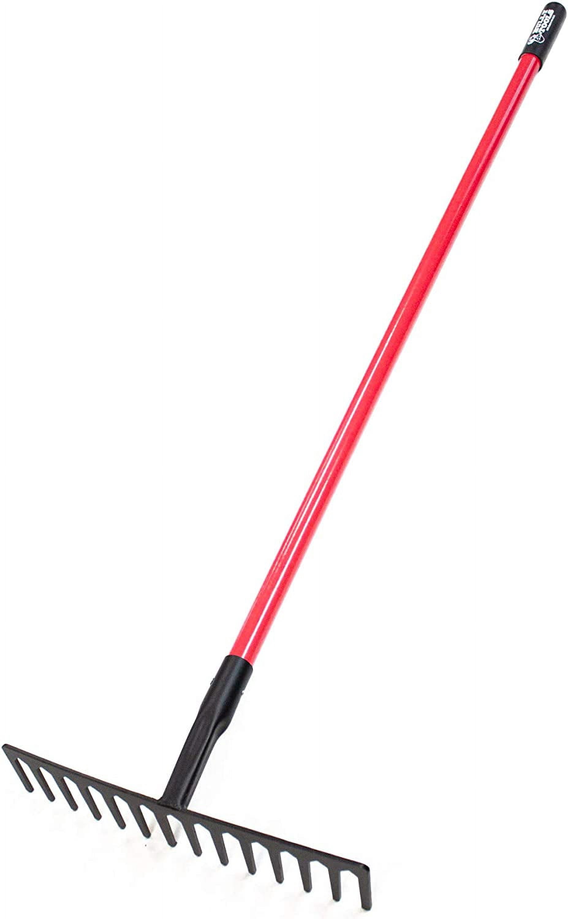 Tools 92311 16-Inch Level Head Rake with Fiber Glass Handle and 14 ...