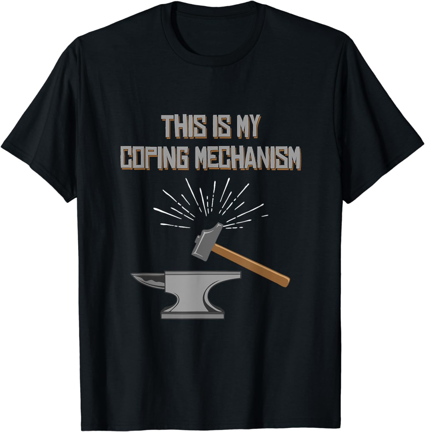 Tools Blacksmithing Hammer T-Shirt - Walmart.com