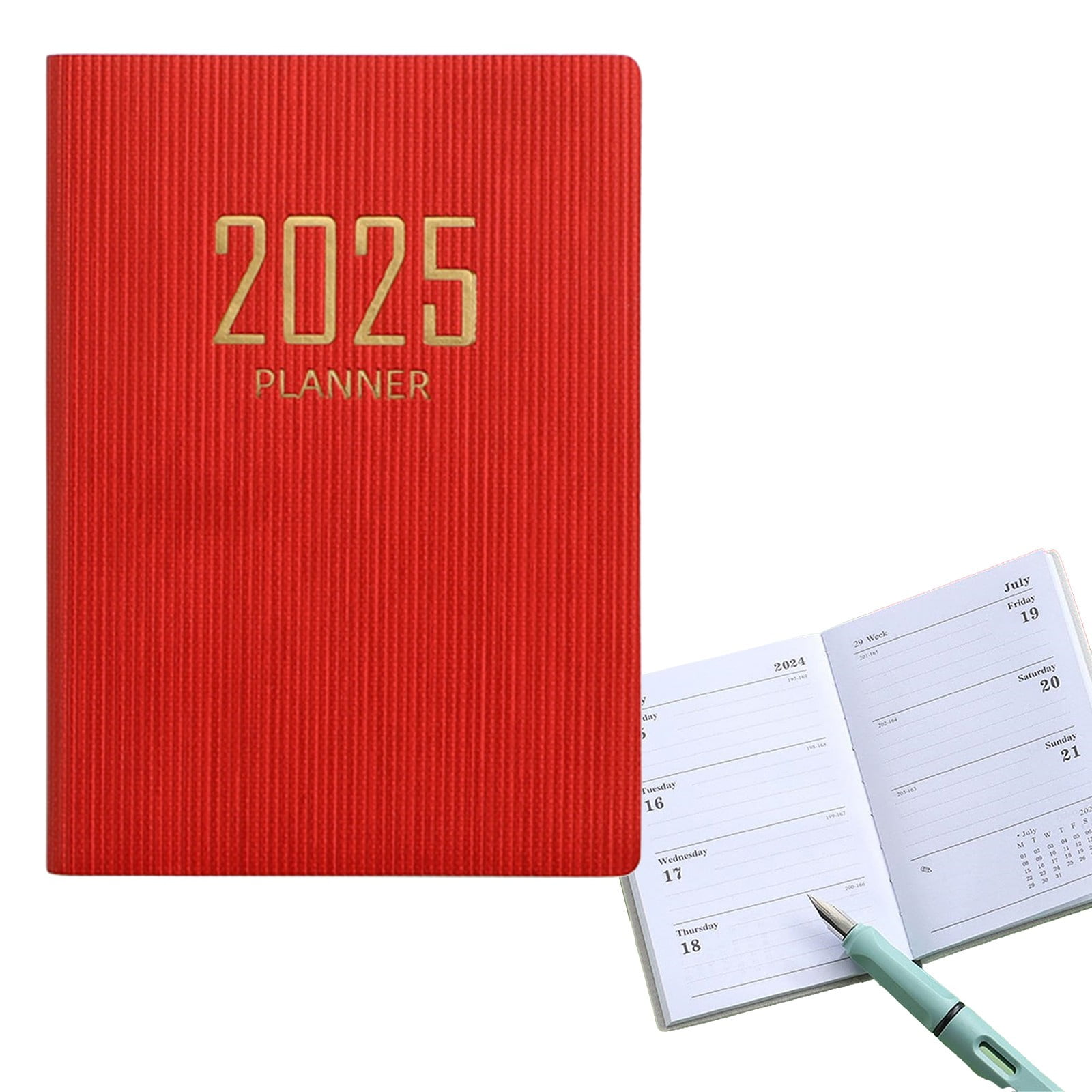 Tools Clearance Sale, 2025 A7 Daily Planner Notebook Red School ...
