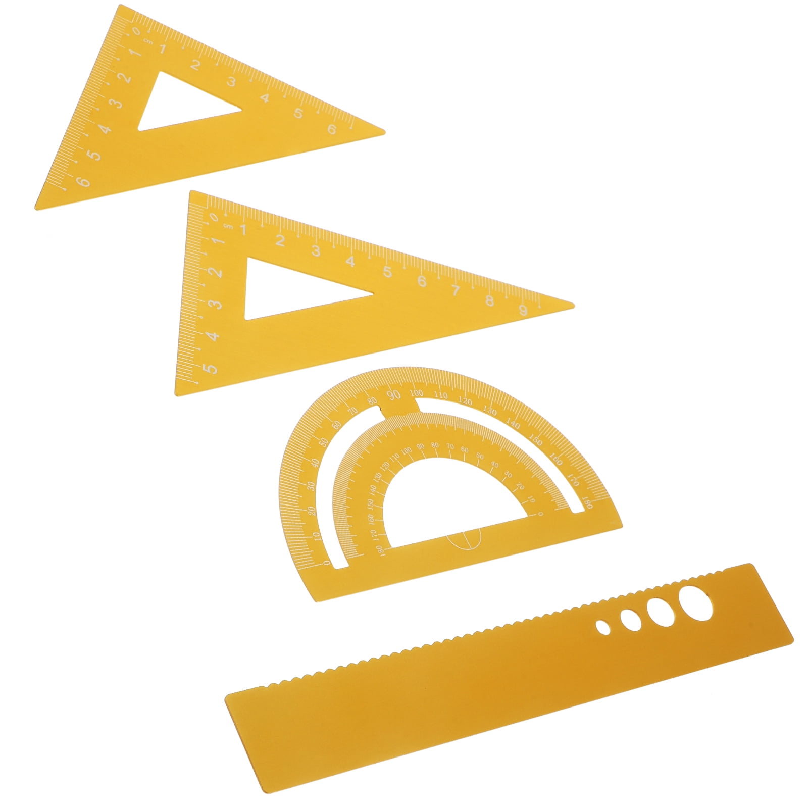 Tools Four Piece Set of Rulers Digital Angle Finder Protractor Quilting ...