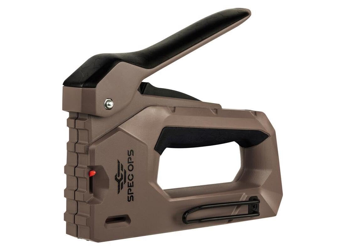Tools Heavy Duty Staple Gun, 1/4" - 9/16" Staples, 18-Gauge Brads ...