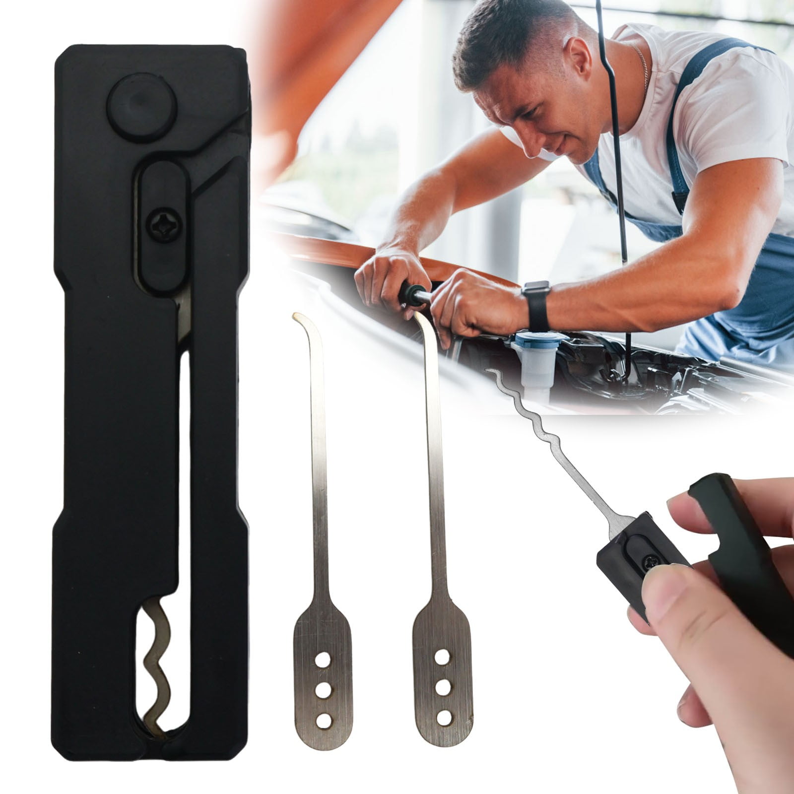 Tools Stainless_S.teel Key D.ecoder，L.ock P.icking Kit，L.ock Pick，L ...