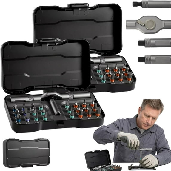 Toolsons Multitool Set, 24-in-1 Magnetic Screwdriver Kit with Multi ...