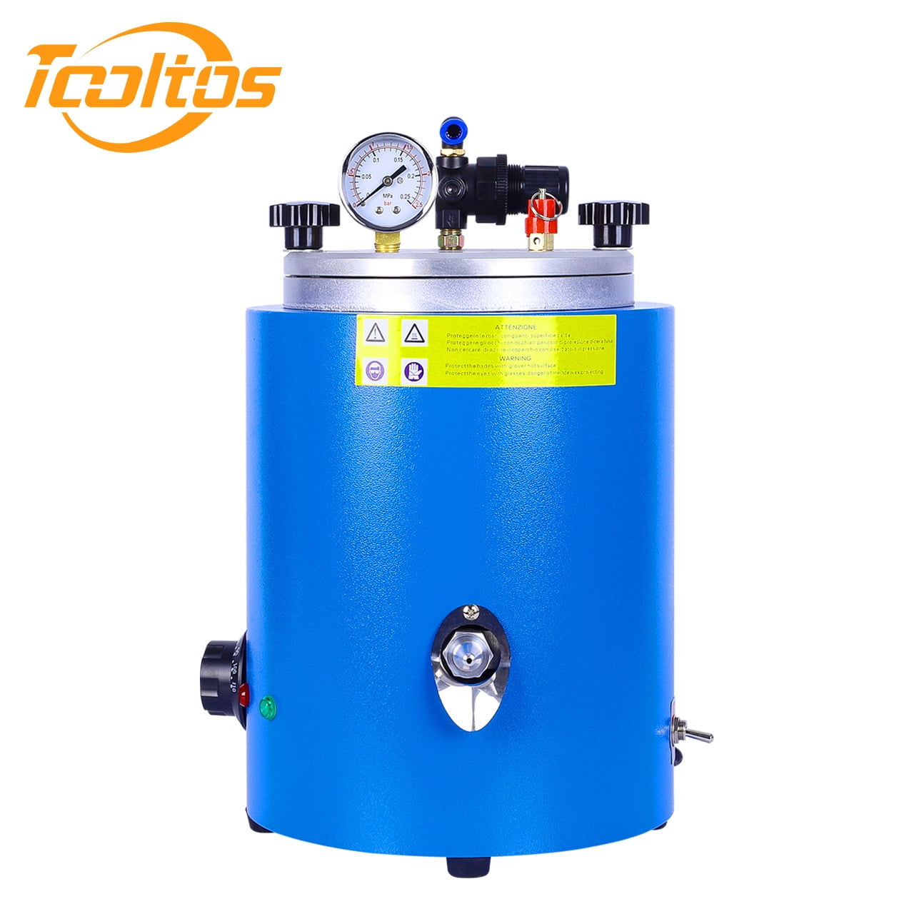 Tooltos Capacity 2.5 KG Pressurized Double Nozzle Wax Injector Machine ...