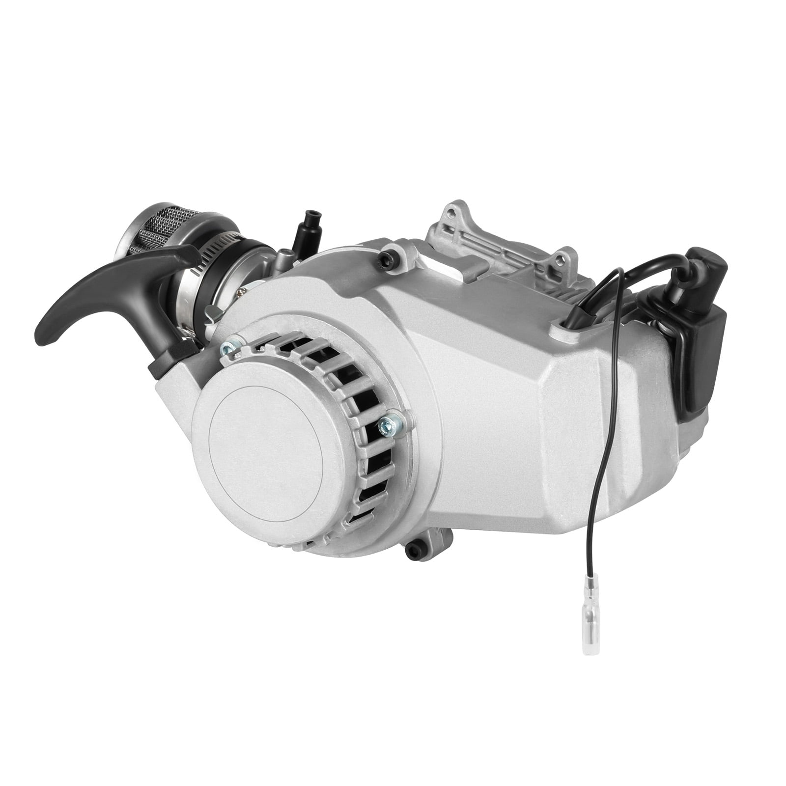 Toolven 49cc 2 Stroke Bicycle Engine Kit, Pull Start Motor with Fuel ...