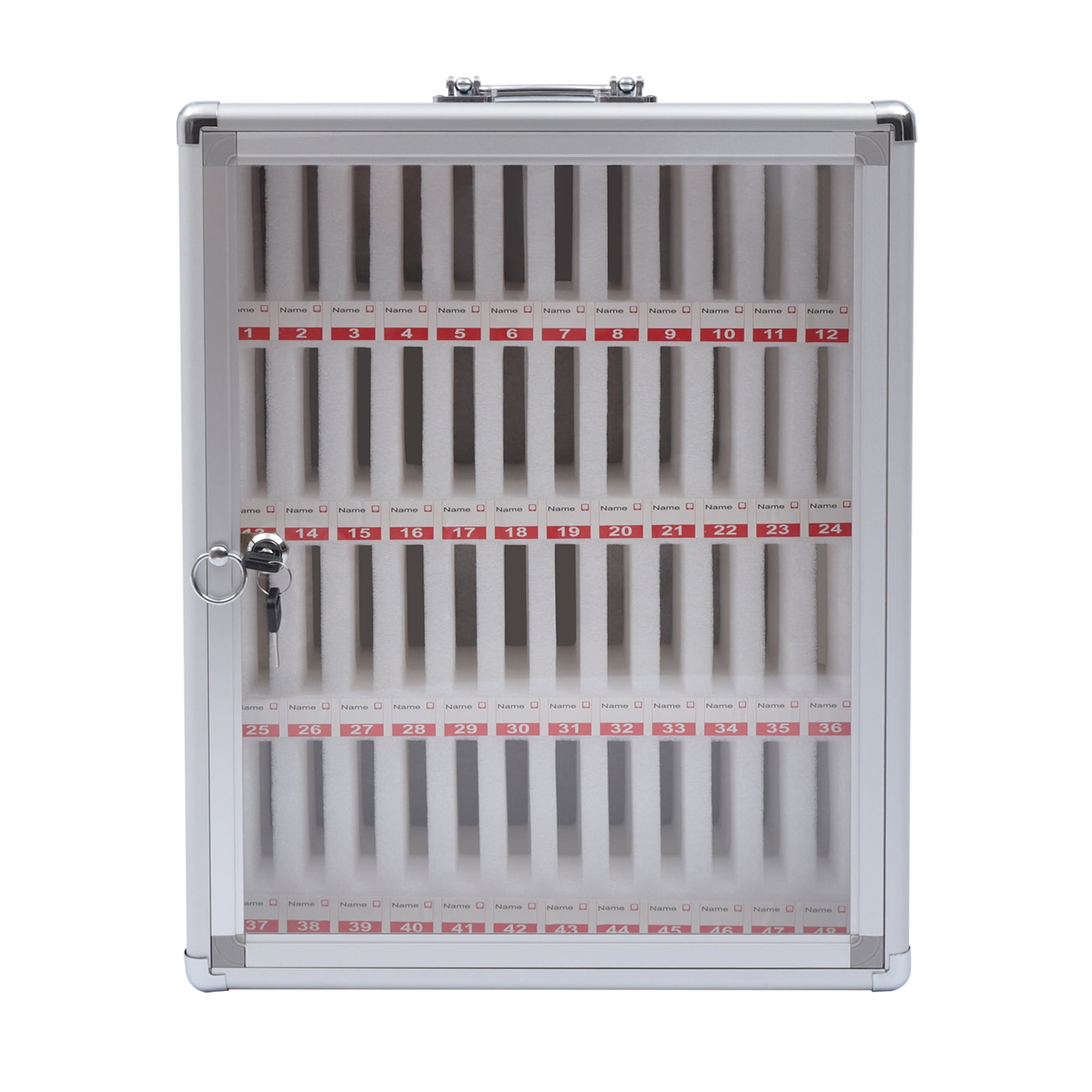 Toolven Aluminum Alloy Cell Phone Storage Cabinet, Holds Up to 48 ...