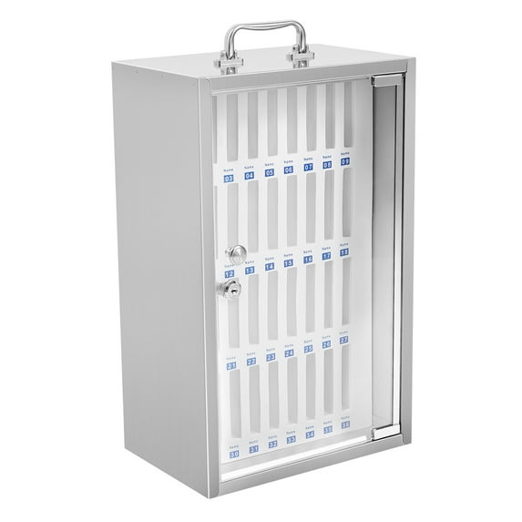 Toolven Cell Phone Storage Locker with 36 Slots, Stainless Steel ...