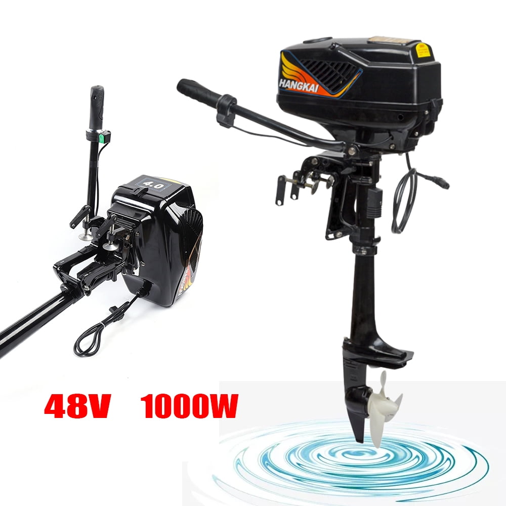 Toolven Electric Trolling Motor, 1000W Brushless Motor, 3000rpm High ...