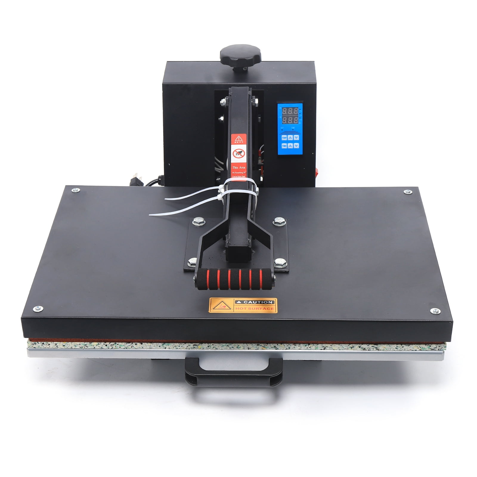 Toolven Heat Press Machine with LCD, Adjustable Time & Temperature ...