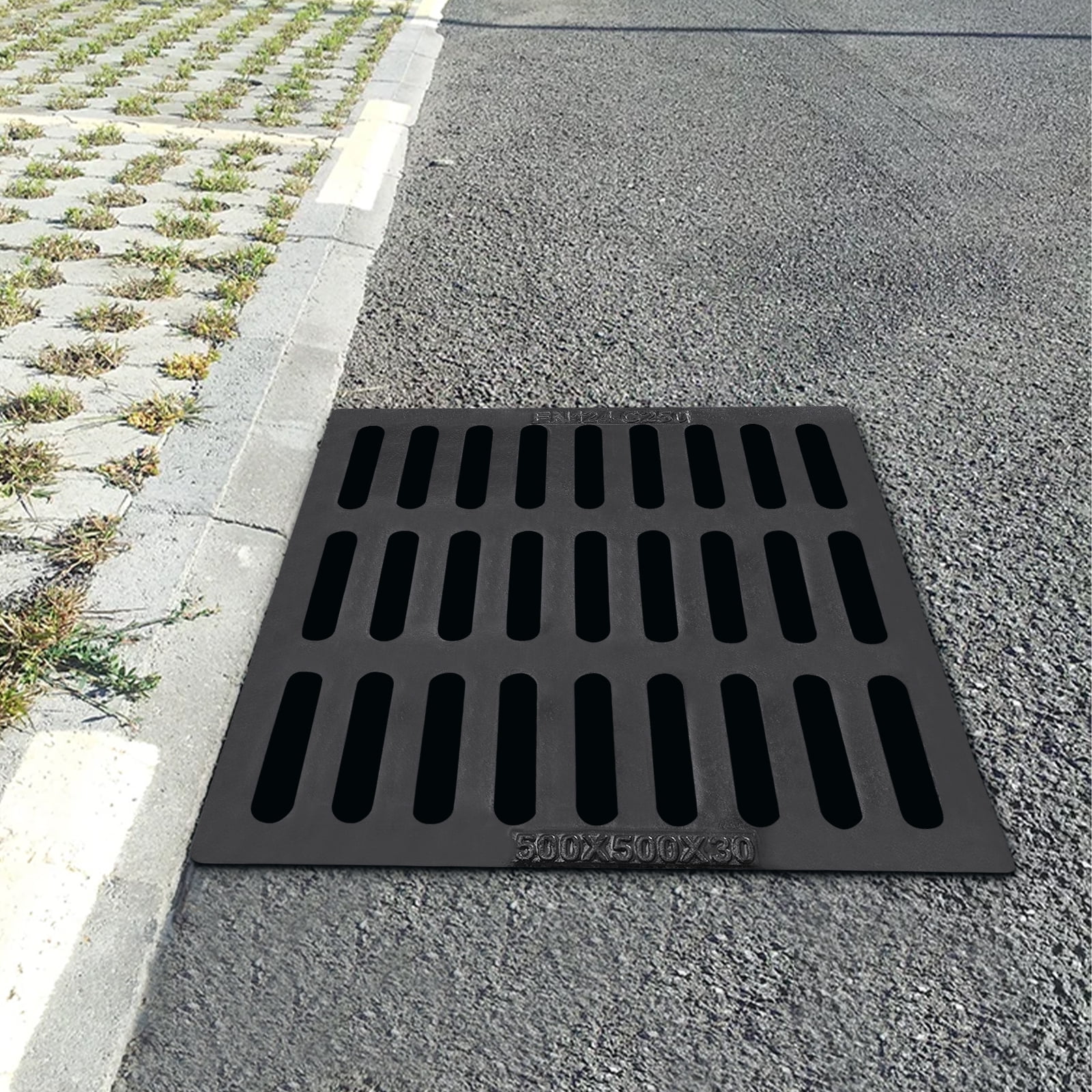 Toolven Heavy-Duty Cast Iron Floor Drain Grate – Rustproof, Anti ...