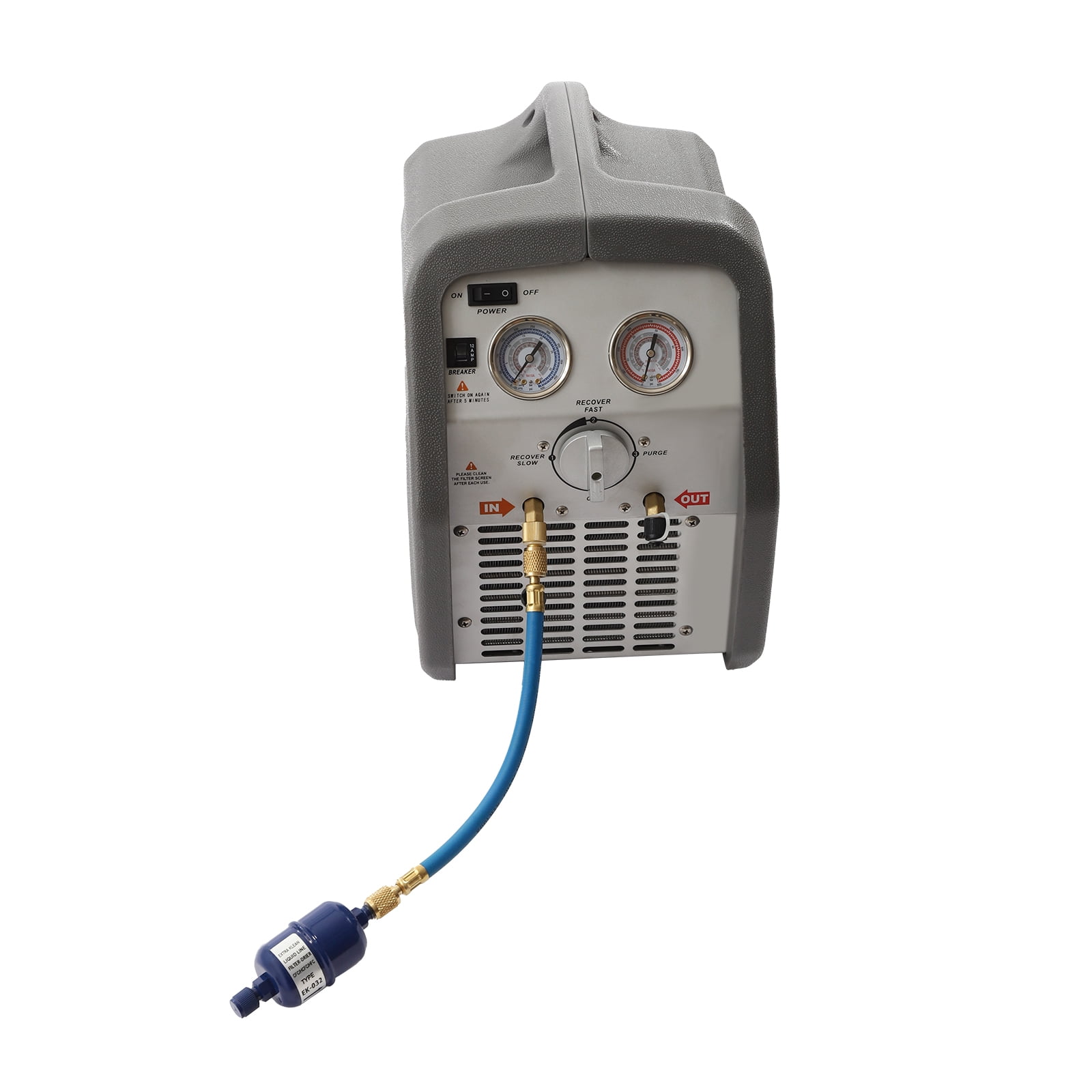 Toolven High-Efficiency Refrigerant Recovery Machine with 3 Modes, Oil ...